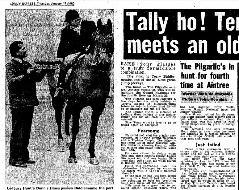 Daily Express Racing 17-01-1980 – Going Behind