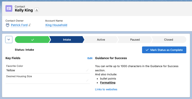Salesforce Page Layouts and Record Types - Gold Alder