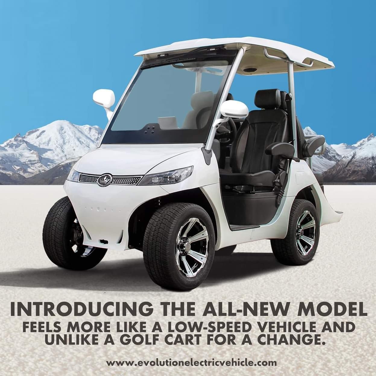 Evolution Electric Vehicles Announces All New Personal Golf Cart Model ...