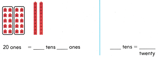 Texas Go Math Grade 1 Lesson 1.3 Answer Key Tens – Go Math Answer Key