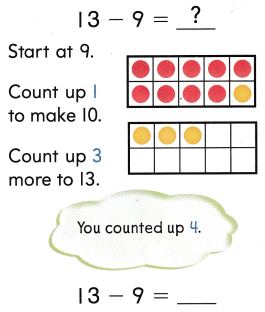 Texas Go Math Grade 1 Lesson 7.4 Answer Key Use 10 to Subtract – Go ...