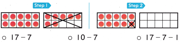 Texas Go Math Grade 1 Lesson 7.5 Answer Key Break Apart to Subtract ...