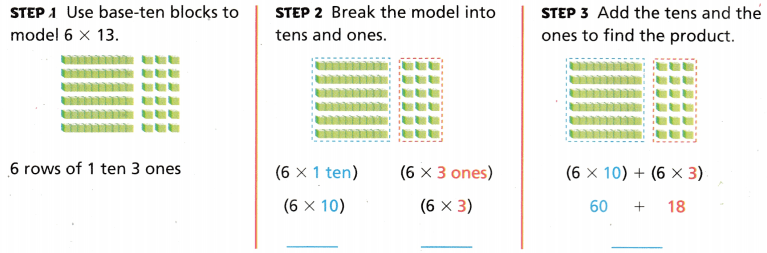 Texas Go Math Grade 4 Lesson 7.3 Answer Key Multiply Using the ...