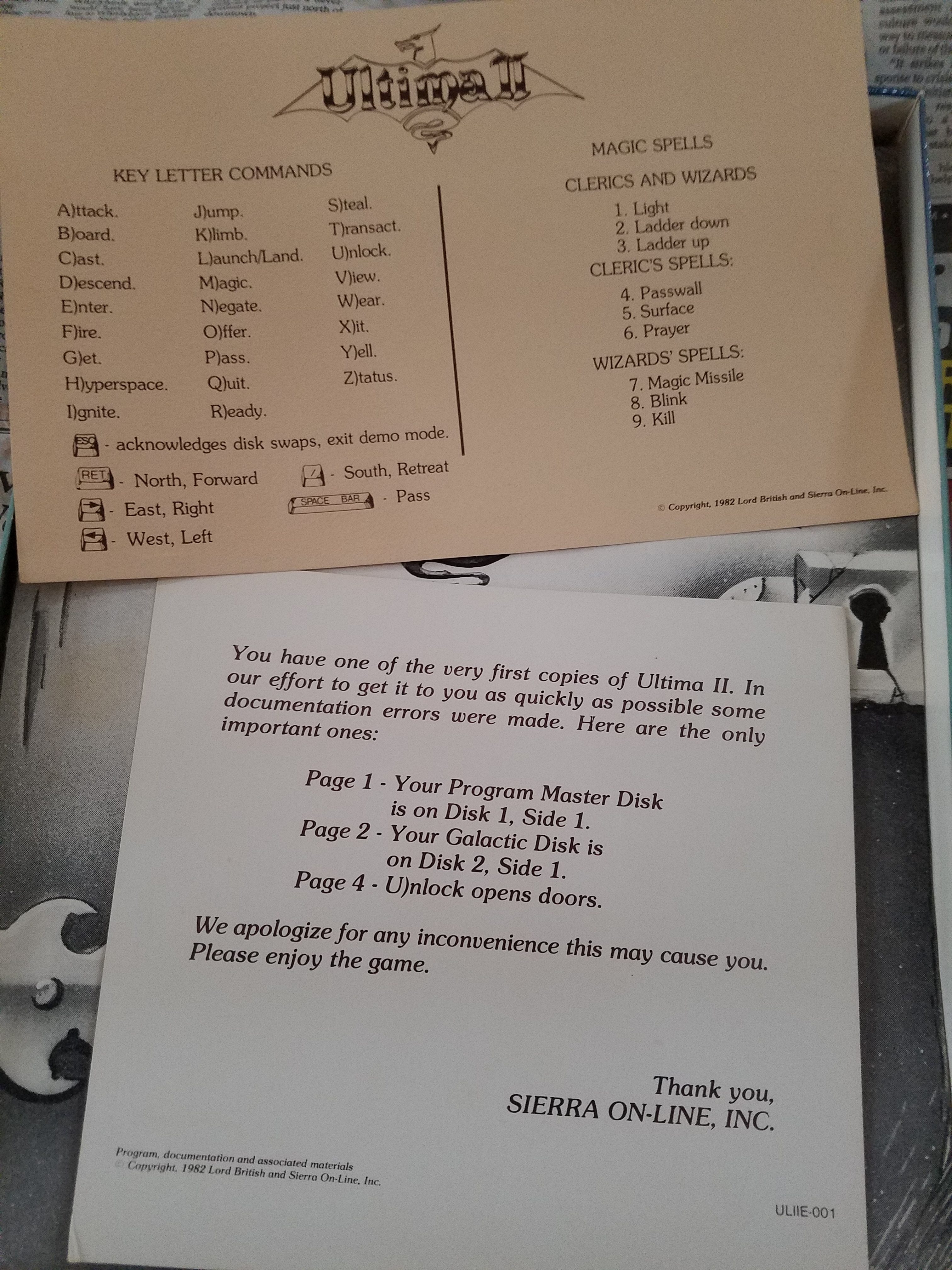 Ultima II: Revenge of the Enchantress – Gomi's Nostalgia Site