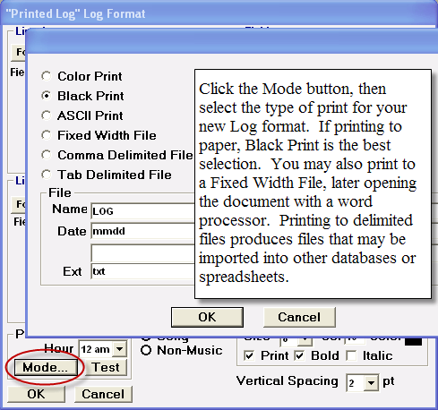 Designing Templates for Printing Logs / Playlists – Music 1, Inc