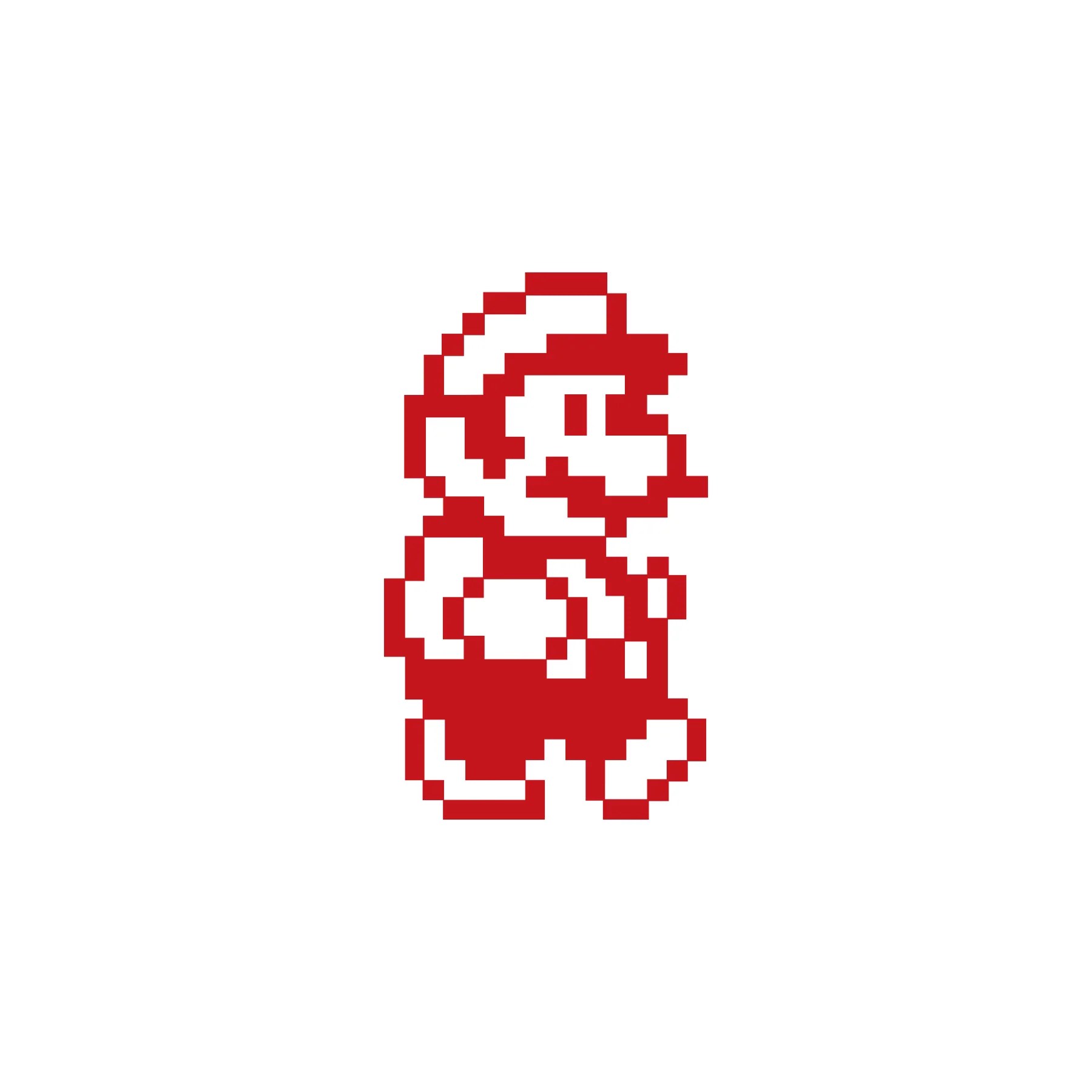 Super Mario Brothers 8 Bit Retro Goodall Vinyl