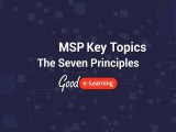 Msp Key Topics The Seven Principles Good E Learning Managing