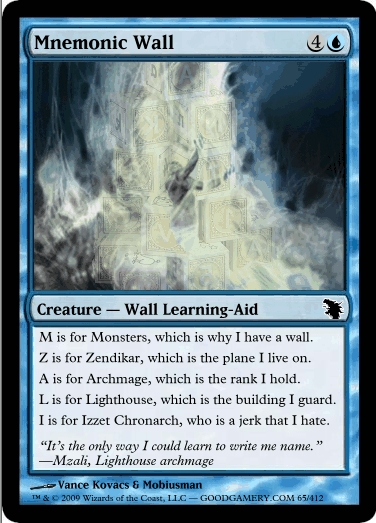 Good Gamery Mnemonic Wall - Good Gamery