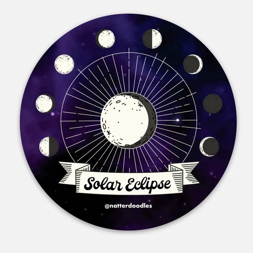 Solar Eclipse Sticker Goodness On Main