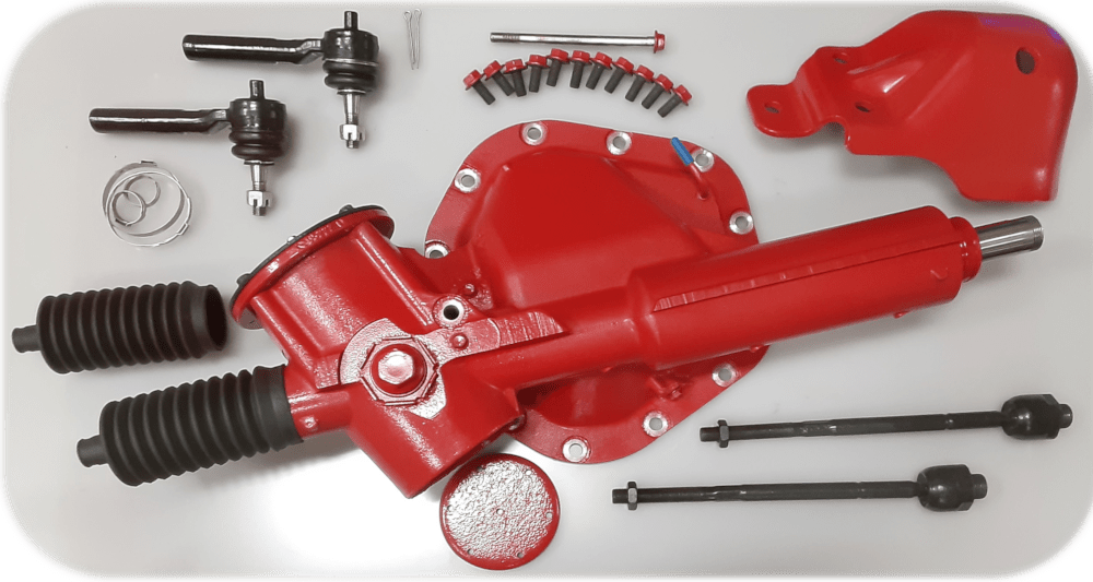 Steering Rack, complete rebuild with inner and outer tie rods
