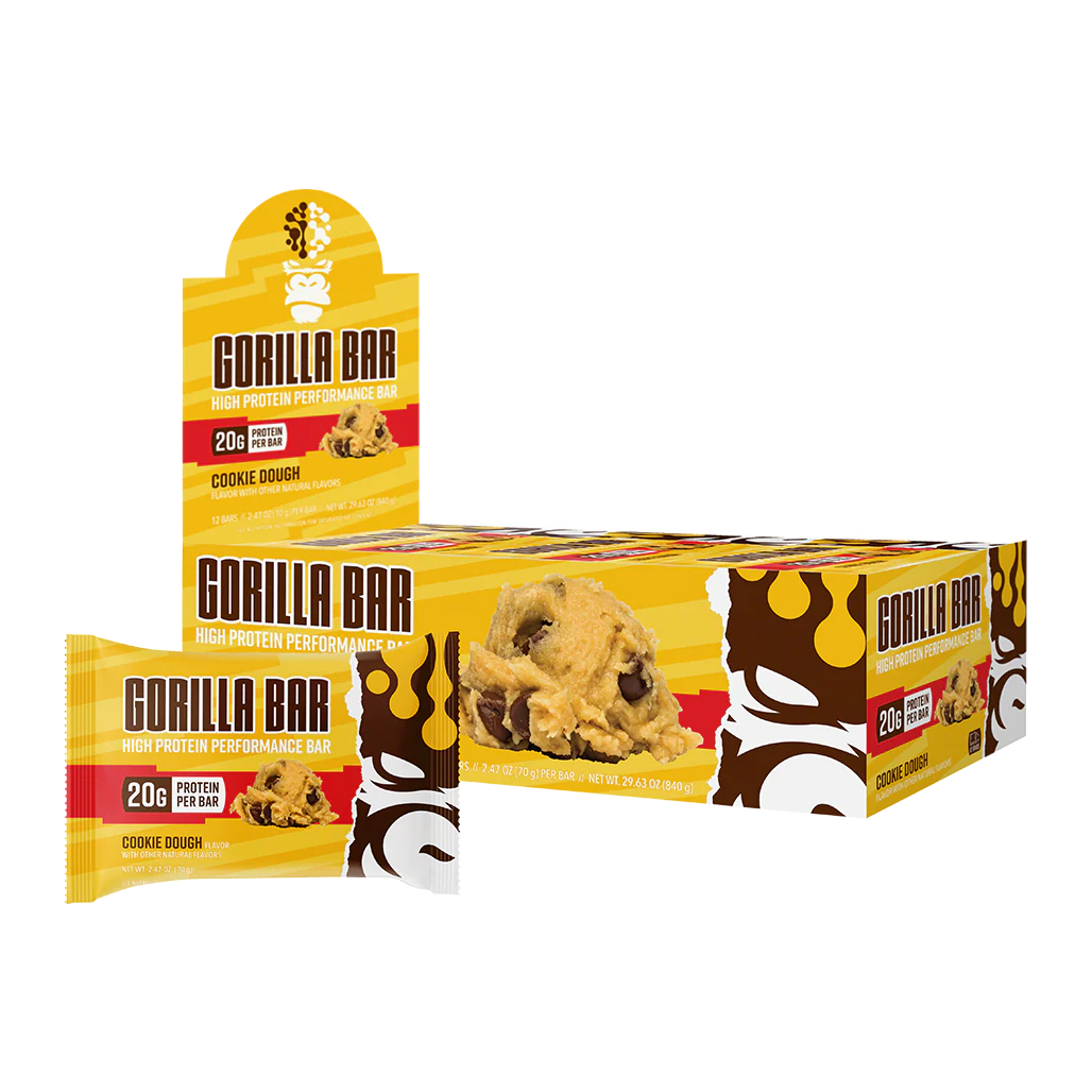 Gorilla Bar Protein Bar High Protein Snack Gorilla Mind
