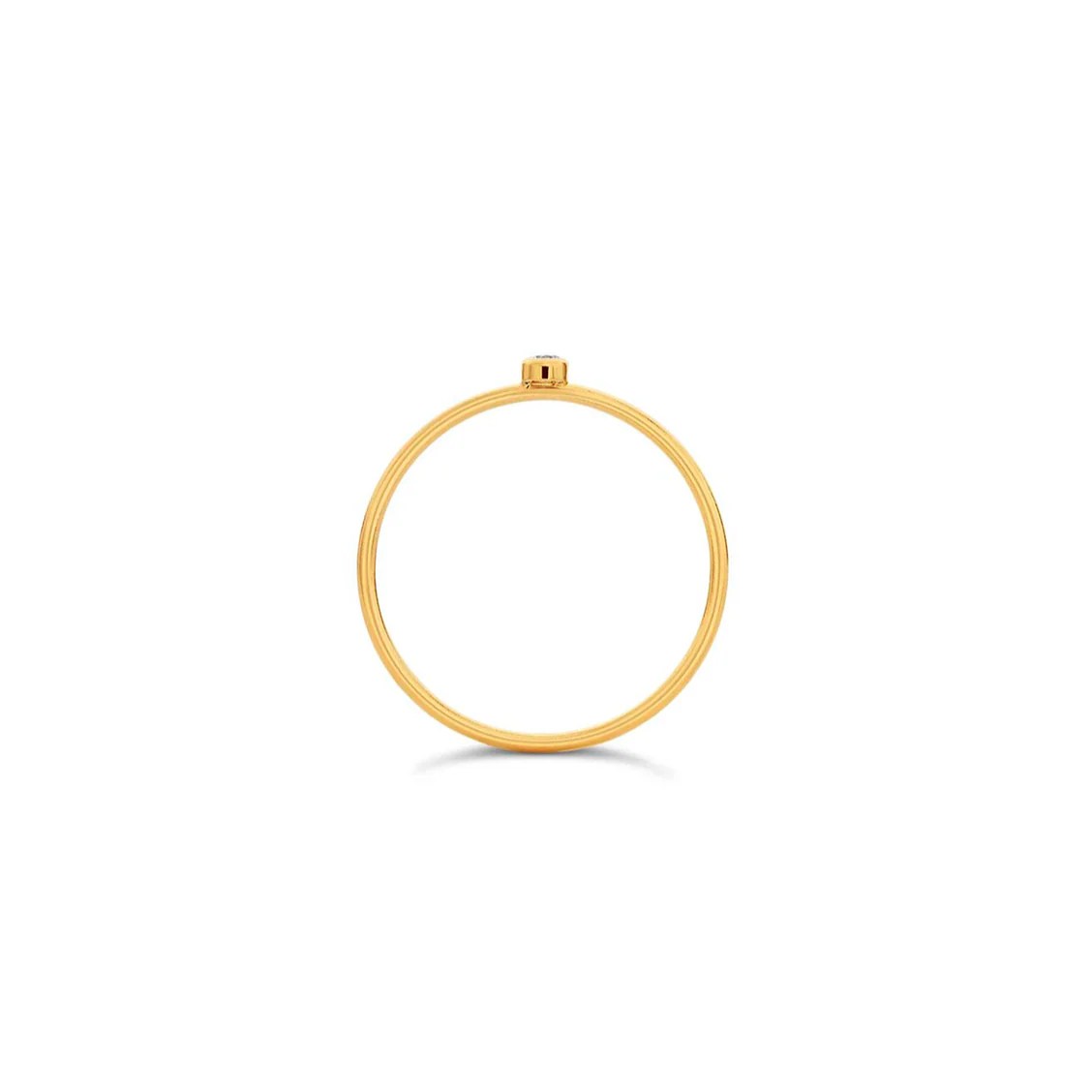 Bezel Stackable Ring Handmade 14 Karat Gold Filled Ring Go Rings Ring