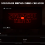 Stranger Things Intro Creator