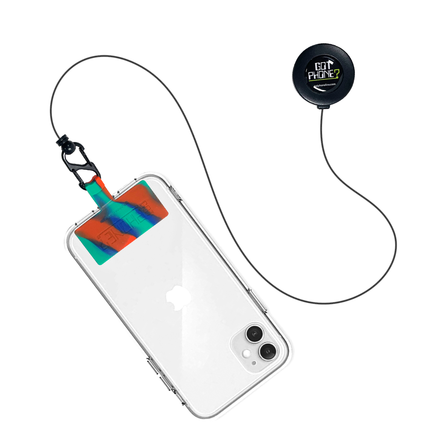 Multicolor Got Phone Leash, Retractable Phone Reel Pad, for Most Phones ...