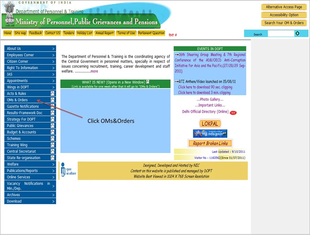 Persmin.nic.in upload Brochure on Reservation For SC, ST & Other ...