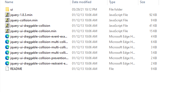 jQuery Draggable Collision Detection - Gowtham K