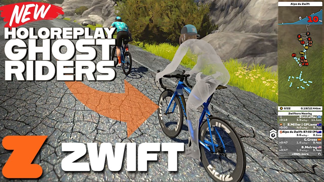 ZWIFT ‘HoloReplay’ Ghost Riders: Race Yourself // Pace Yourself ...