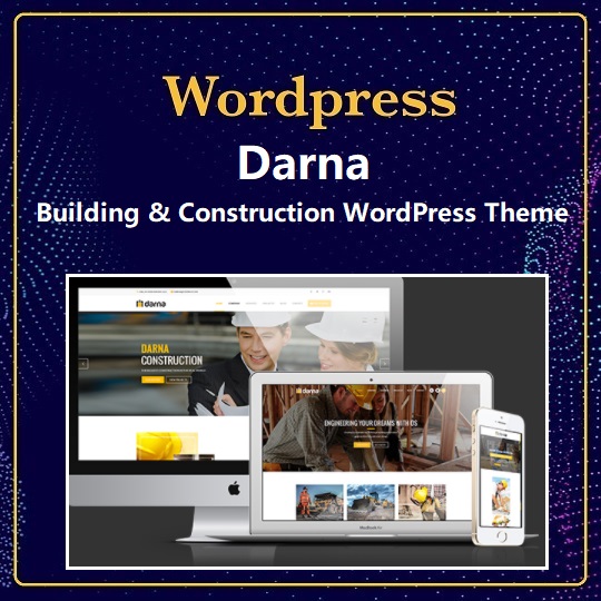 Darna – Building & Construction WordPress Theme - Gpl theme