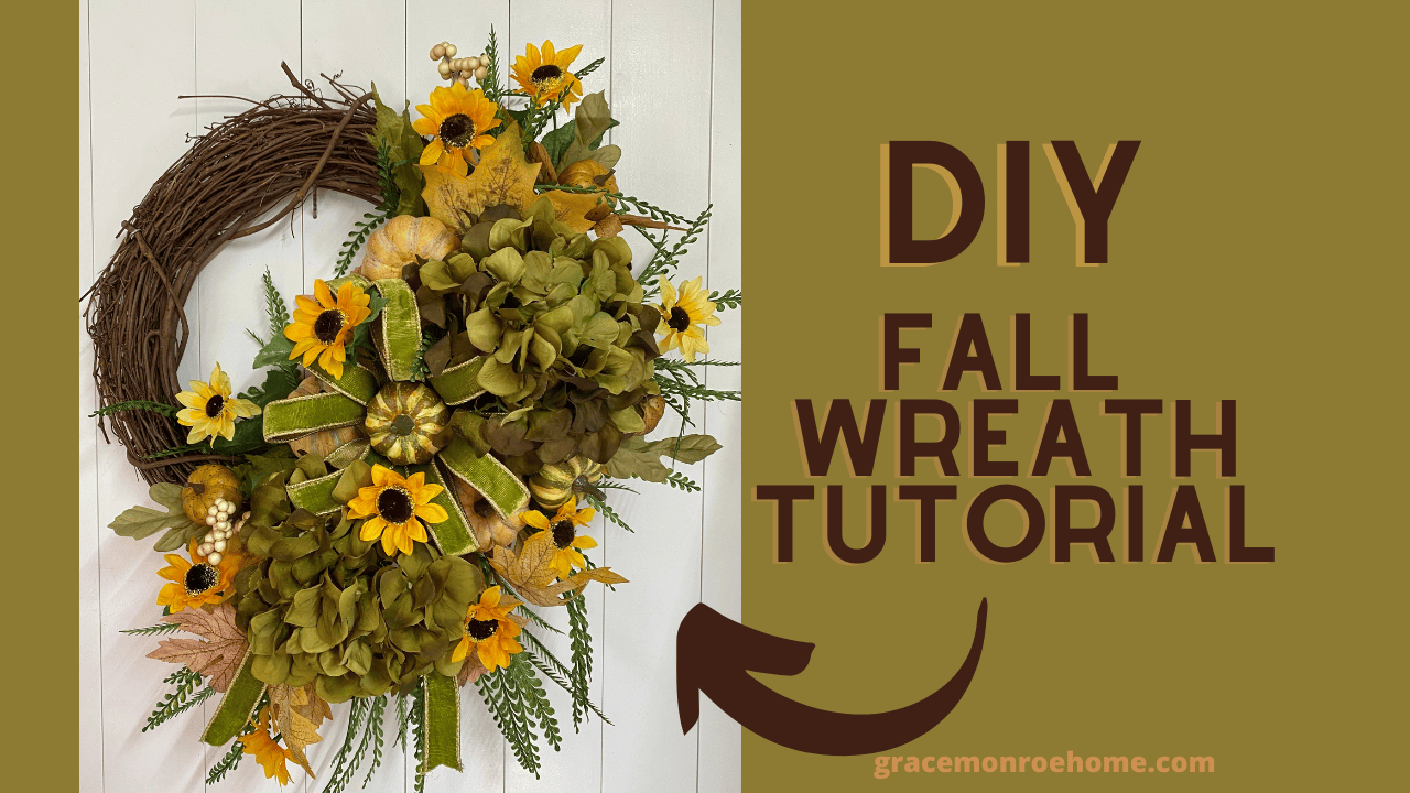 How to Make an Autumn Wreath for Your Door | Grace Monroe Home