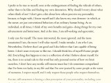 I Prefer To Be True To Myself Essay Example 657 Words