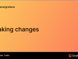 Breaking Changes Grafana Documentation