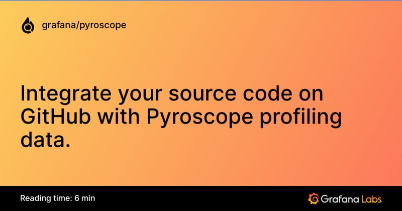 Pyroscope Github Integration Grafana Cloud Documentation - Premium Abstract Image Gallery - Retina