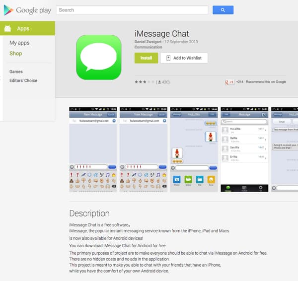 iMessage for Android. Be careful what you trust! – Cr0w's Place