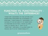 Function Vs Functionality What S The Difference