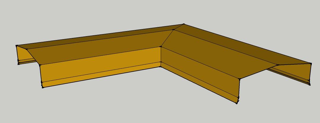 Parapet Coping 103 Miter – Grant Logan Copper