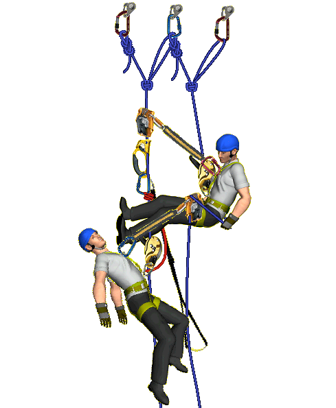 Rescate en trabajos verticales, 5 maniobras de descenso