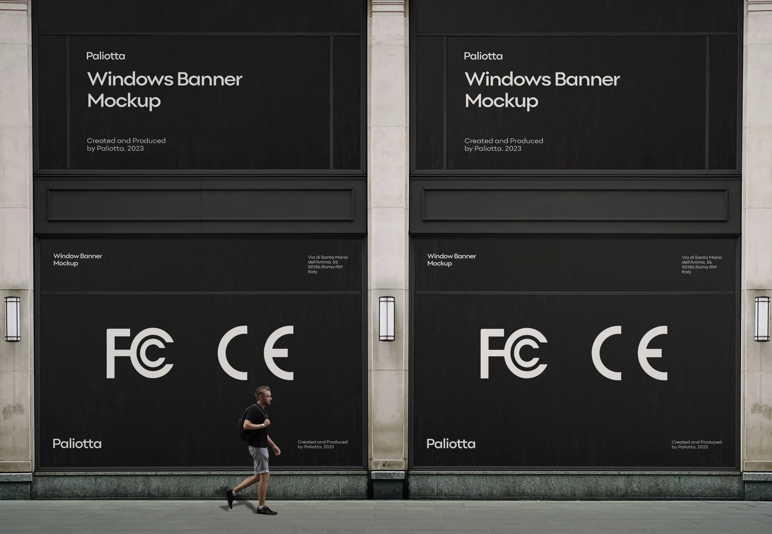 Windows Banner Mockup - Graphic For Free