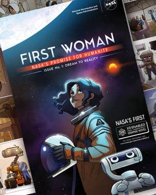 NASA Releases the interactive graphic novel First Woman imagining the ...