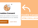 Cookie Consent Box Html Css Javascript Css Layouts Code Market