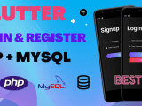 Flutter Php Mysql Login And Register Tutorial With Ui Flutter Code Market