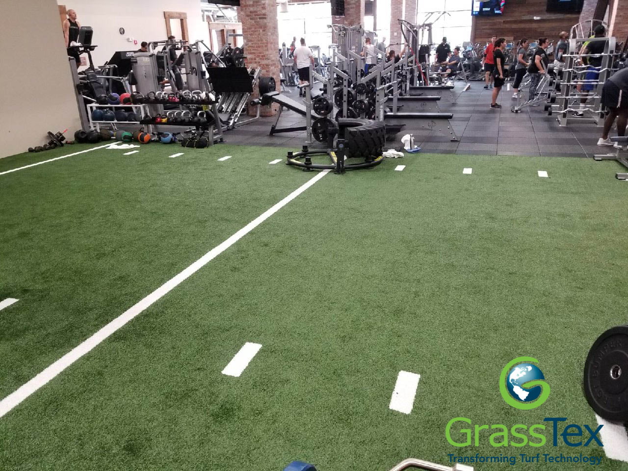 Artificial Turf Gym Flooring Install in Redwood City, CA | GrassTex Blog