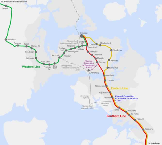Auckland's Rail System: thinking long term - Greater Auckland