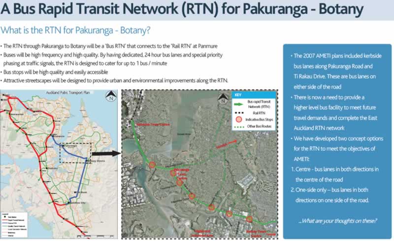 AMETI Busway extends to Botany - Greater Auckland