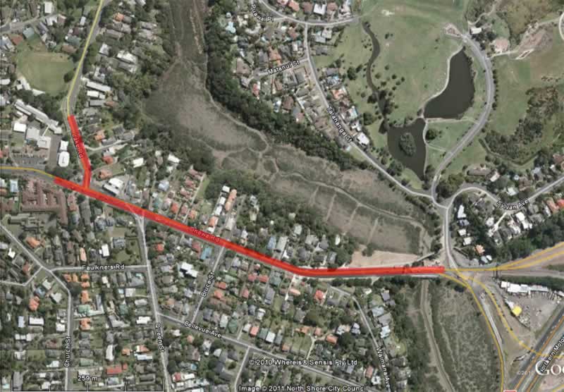 Onewa Road’s extended T3 lane - Greater Auckland