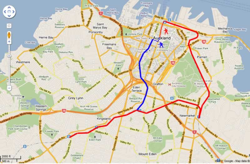 An example of "City Rail Link" benefits - Greater Auckland