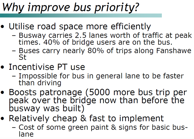 Improving Auckland's bus priority measures - Greater Auckland