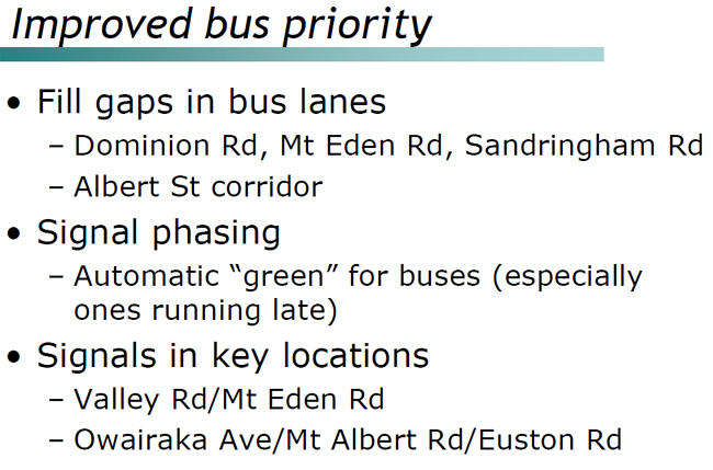 Improving Auckland's bus priority measures - Greater Auckland