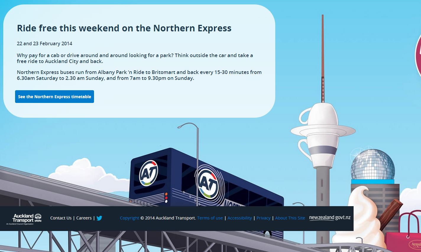 Northern Express free this weekend - Greater Auckland