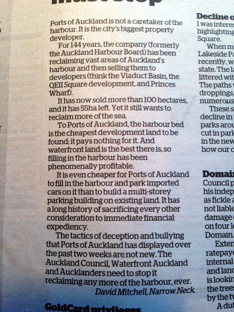 Our Port and the Harbour - Greater Auckland