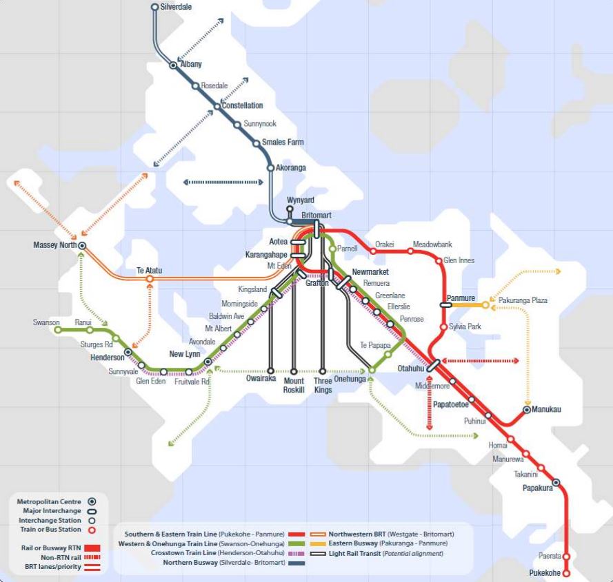 Has AT scaled back Light Rail? - Greater Auckland