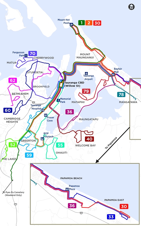 PT results across NZ - Greater Auckland