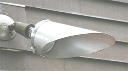 Shielded Lights Outside