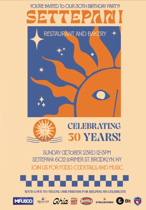 Celebrate 30 Years of Business with Family-Run Settepani Bakery in Williamsburg - Greenpointers