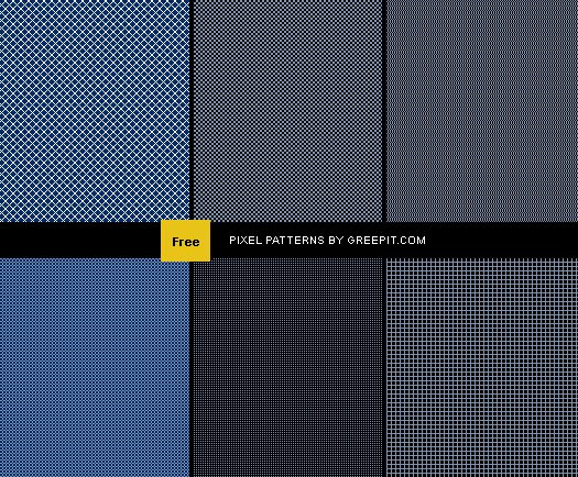 Freebies: Free Pixel Patterns For Photoshop (PAT File) | Greepit