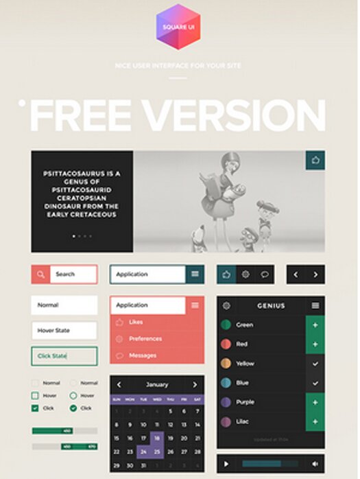 20 Free Flat (Metro Style) PSD Kits/GUI Kits – Part 1 | Greepit