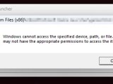 Windows Cannot Access The Specified Device Path Or File Error Fix